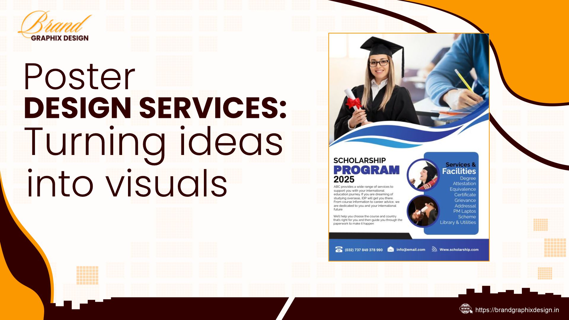 Poster design services: Turning ideas into visuals - Brand Graphix Design