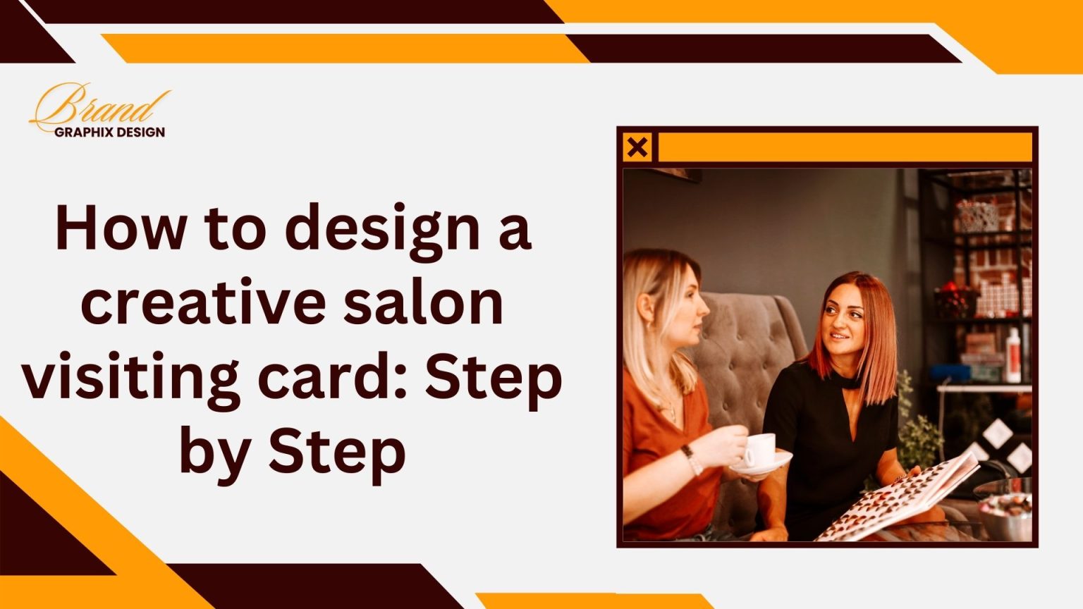 How to design a creative salon visiting card: Step by Step - Brand ...