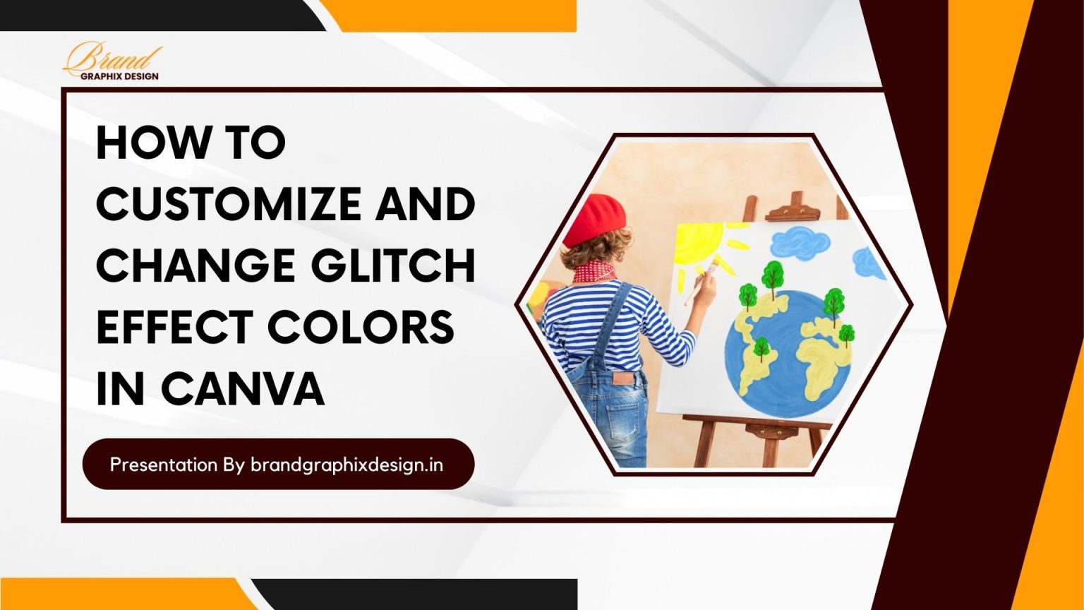 How to Customize and Change Glitch Effect Colors in Canva - Brand Graphix Design