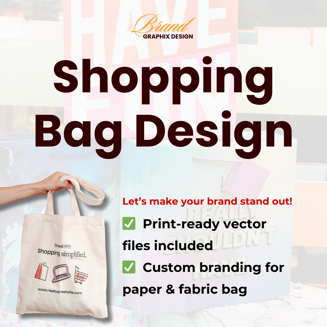 Shopping Bag Design - Brand Graphix Design